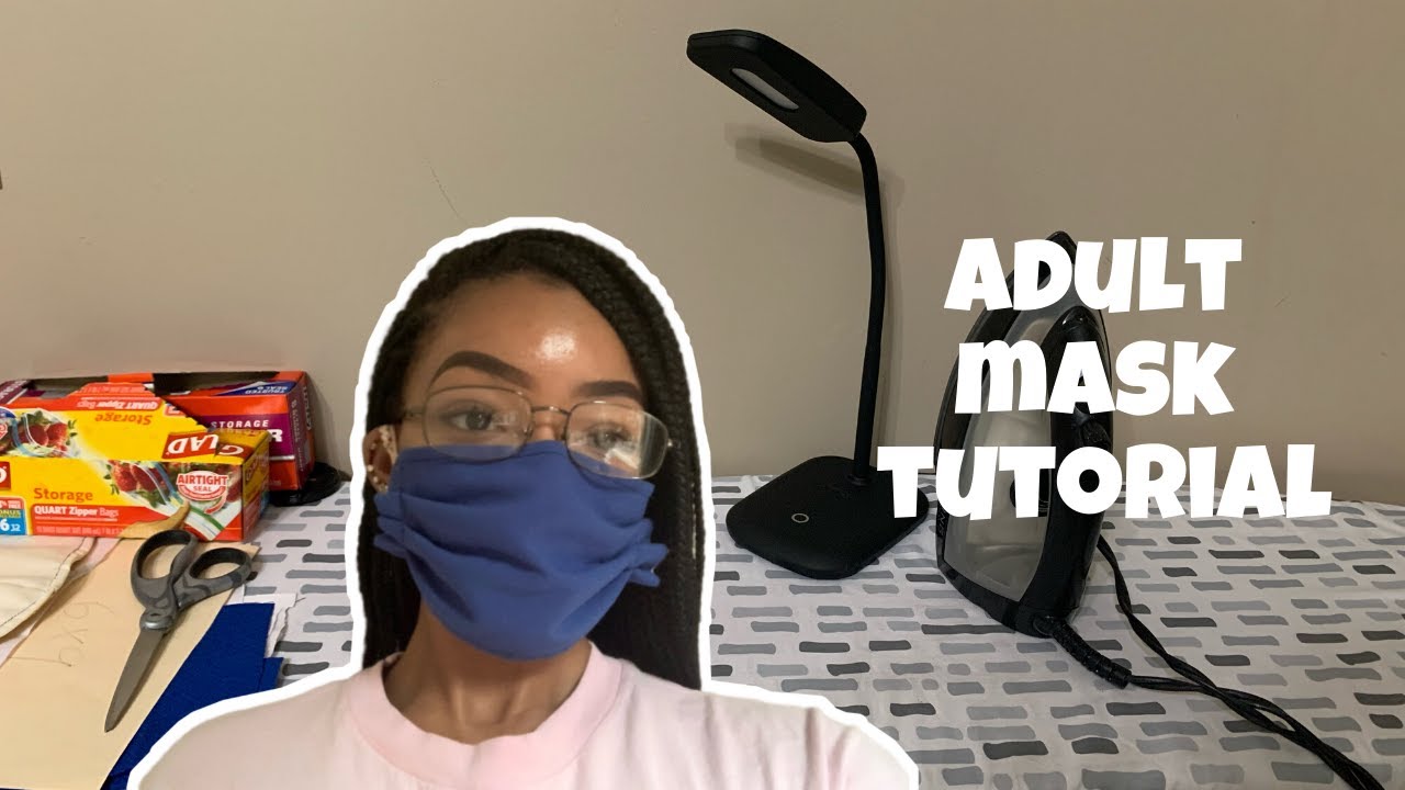 DIY | COTTON FACE MASK SEWING TUTORIAL | CDC APPROVED - YouTube