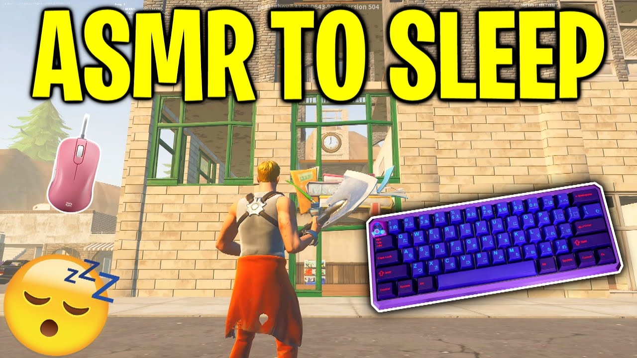 [ASMR] ⌨💤 Gaming To Sleep ASMR Mechanical Keyboard Sounds Fortnite ...