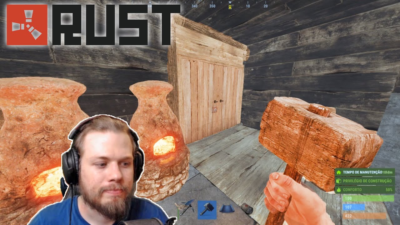CONSTRUINDO NOVA BASE GARAGEM DE BARCOS | RUST Gameplay Português - YouTube