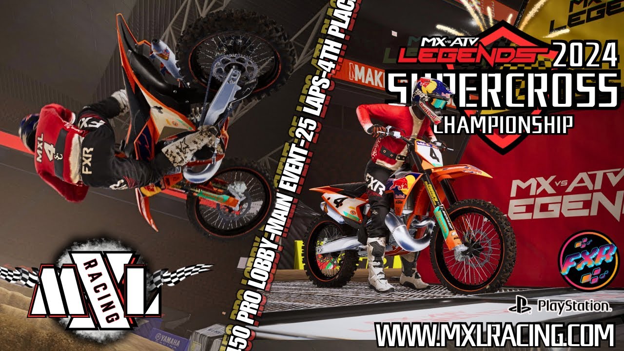 Mx Vs Atv Legends | 450 Pro Main Event | 4th Place | CRAZY ENDING ...