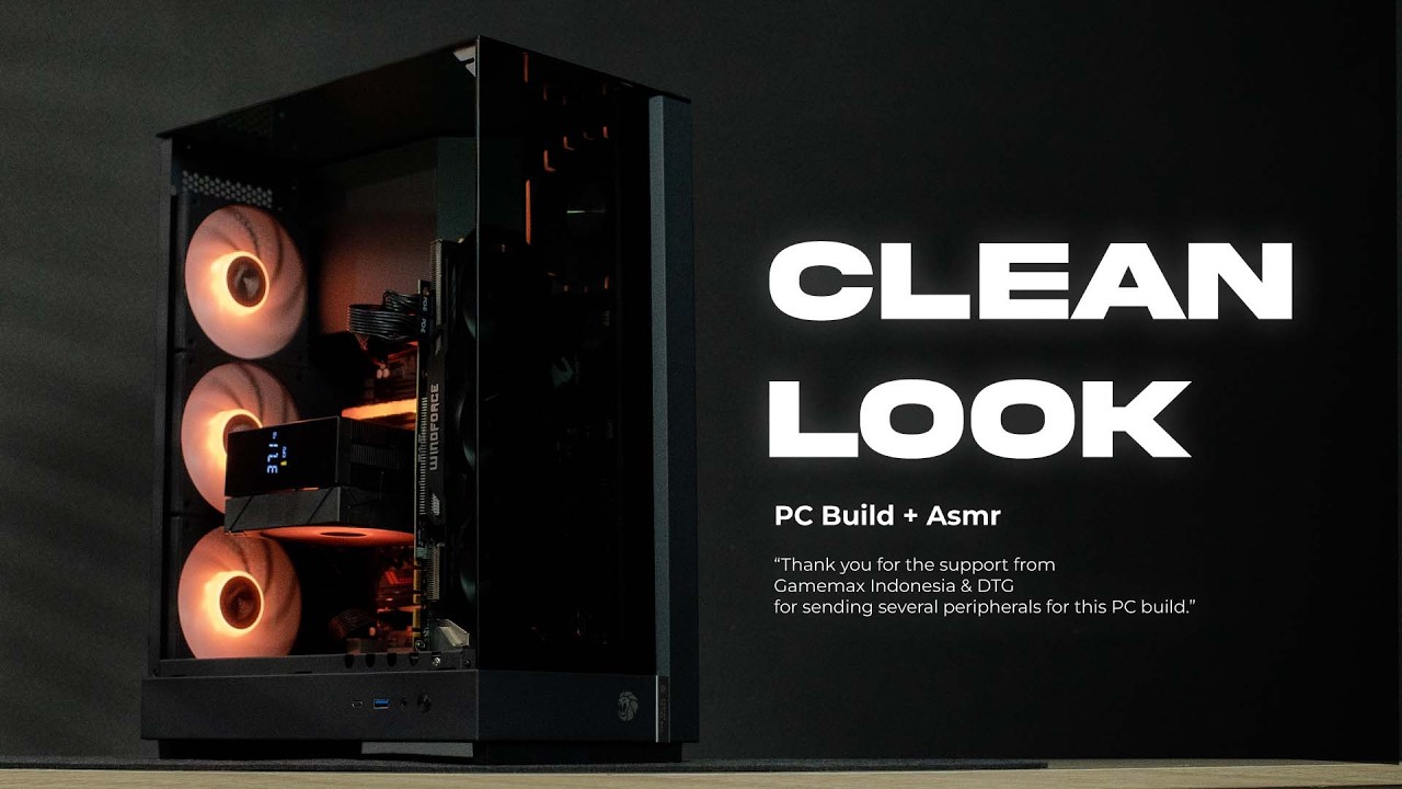 Rakit PC 7 Jutaan paling aesthetic + ASMR ft gamemax T20 | Rakit PC EPS ...