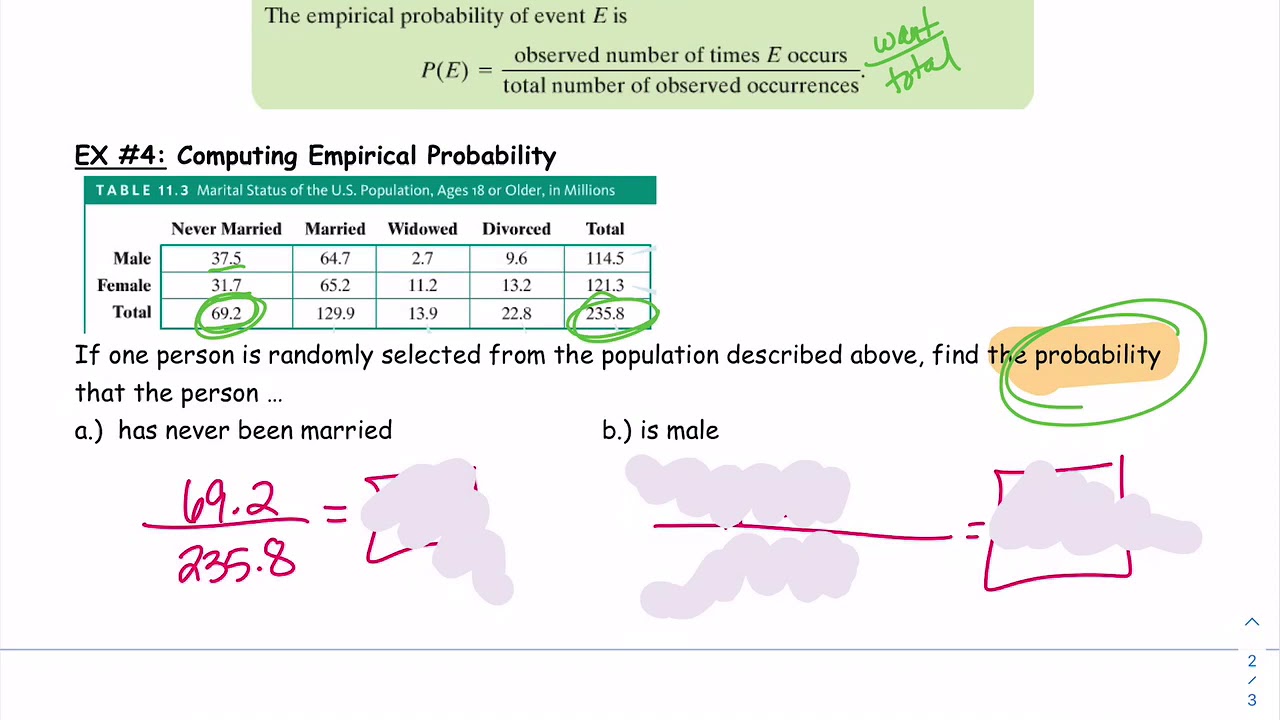 MAT142 11.4 ex4 Fundamentals of Probability VIDEO - YouTube