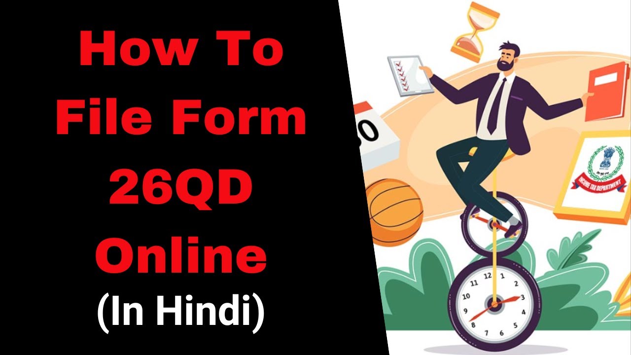 How To File Form 26qd Online | How To File 26qd Tds Return Online ...