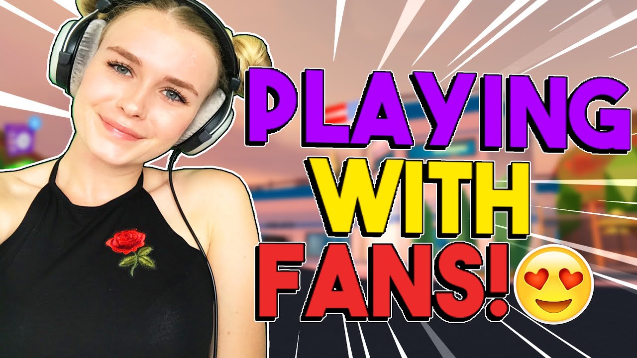 PLAYING ROBLOX WITH FANS! (WITH YOU!) - YouTube