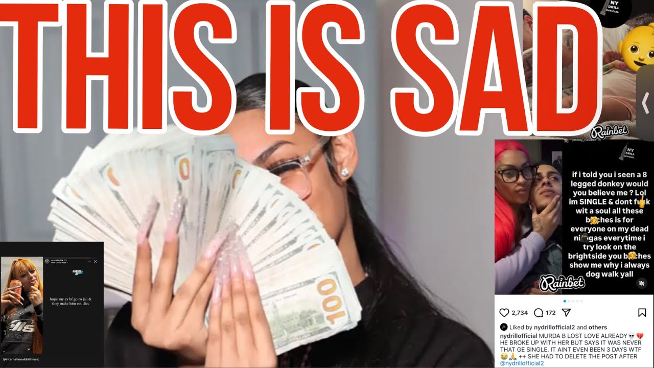 Murda B GETS PLAYED BY RAPPER 3 days after posting him laying with her ...