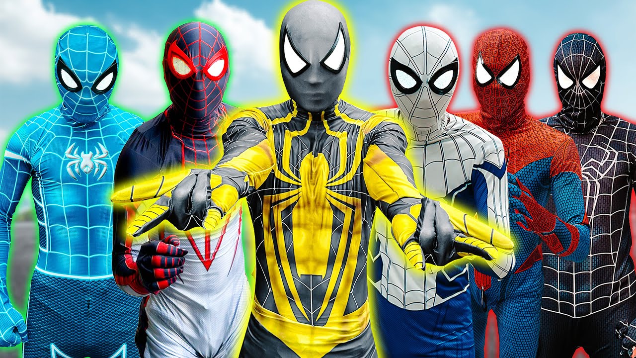 TEAM SPIDER-MAN vs BAD GUY TEAM | The Spider-Verse: GOLDEN SPIDER-MAN 2 ...