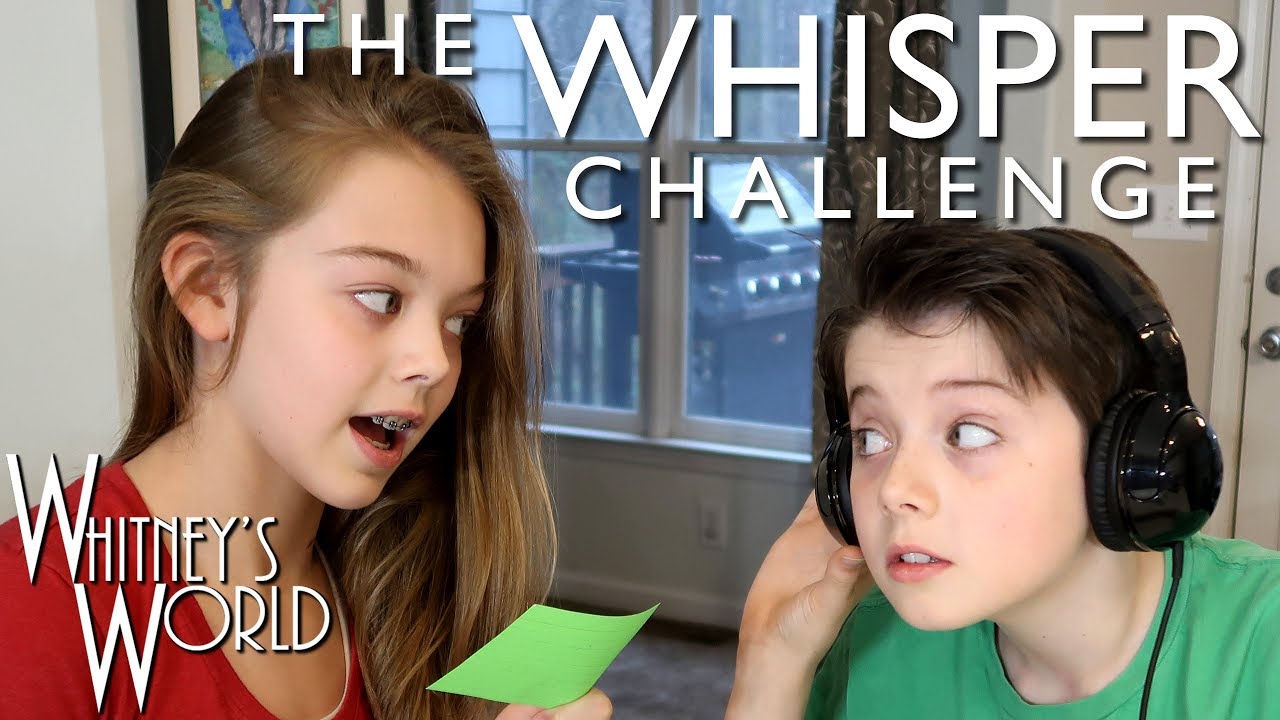 Whisper Challenge | Whitney and Braxton Bjerken - YouTube
