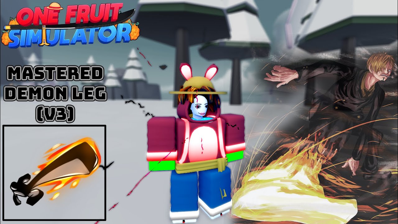 One Fruits - Sức Mạnh Chân Lửa Masterd Demon Leg ( Black Leg V3 ...