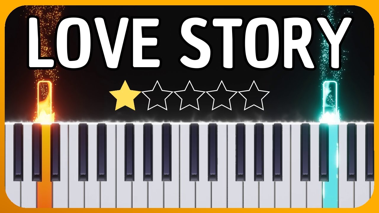 Taylor Swift - Love Story - Easy Piano Tutorial + Sheet Music - YouTube
