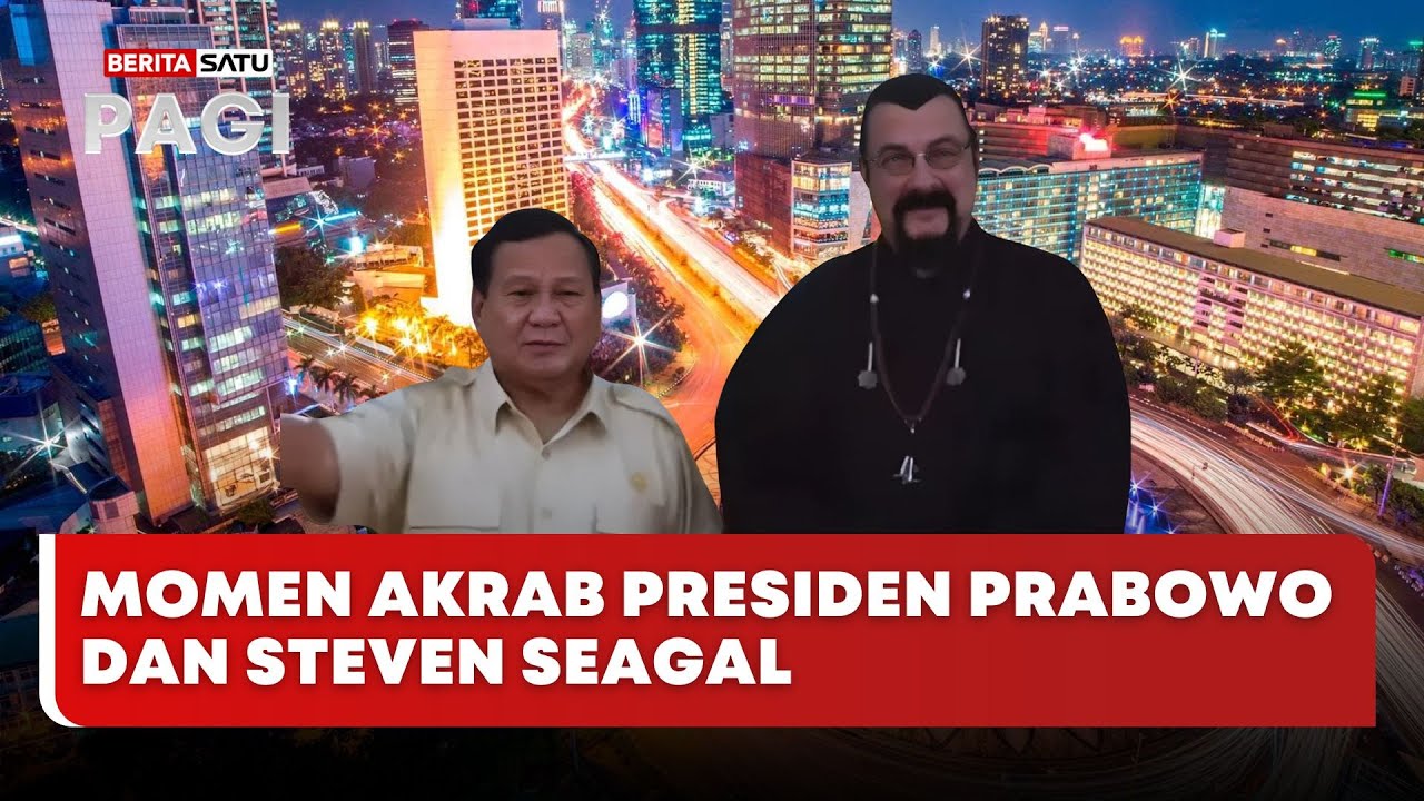 🔴 LIVE | Momen Akrab Presiden Prabowo Dan Steven Seagal - Beritasatu Pagi - YouTube