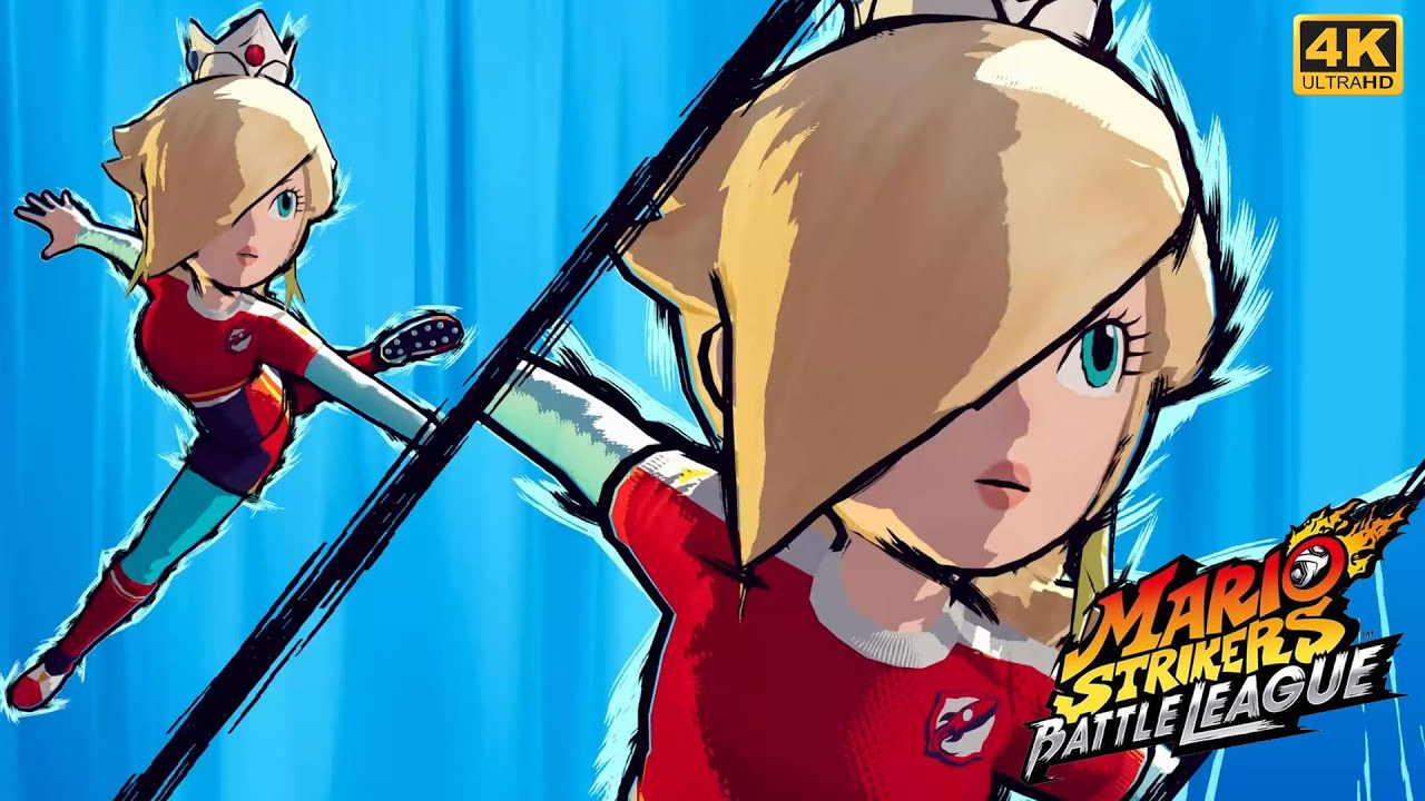 Mario Strikers: Battle League - Team Rosalina Rockets Vs. Team Yoshi ...