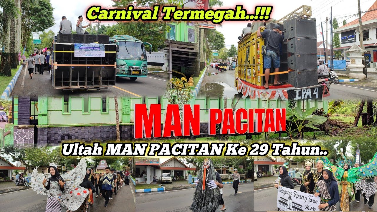 Karnaval Milad Ke-29 Tahun MAN PACITAN 2022.. - YouTube