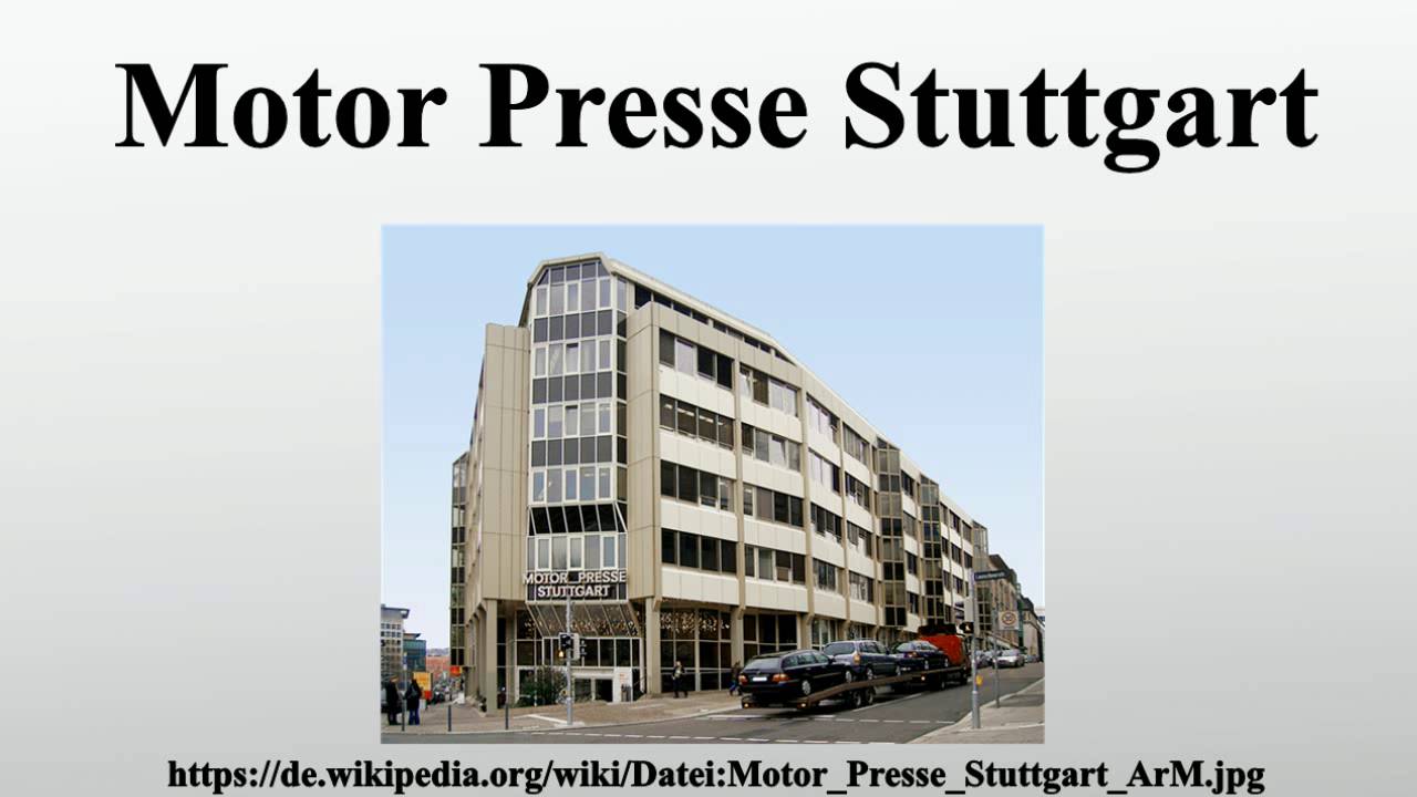 Erstaunlich Motor Presse Stuttgart Bild