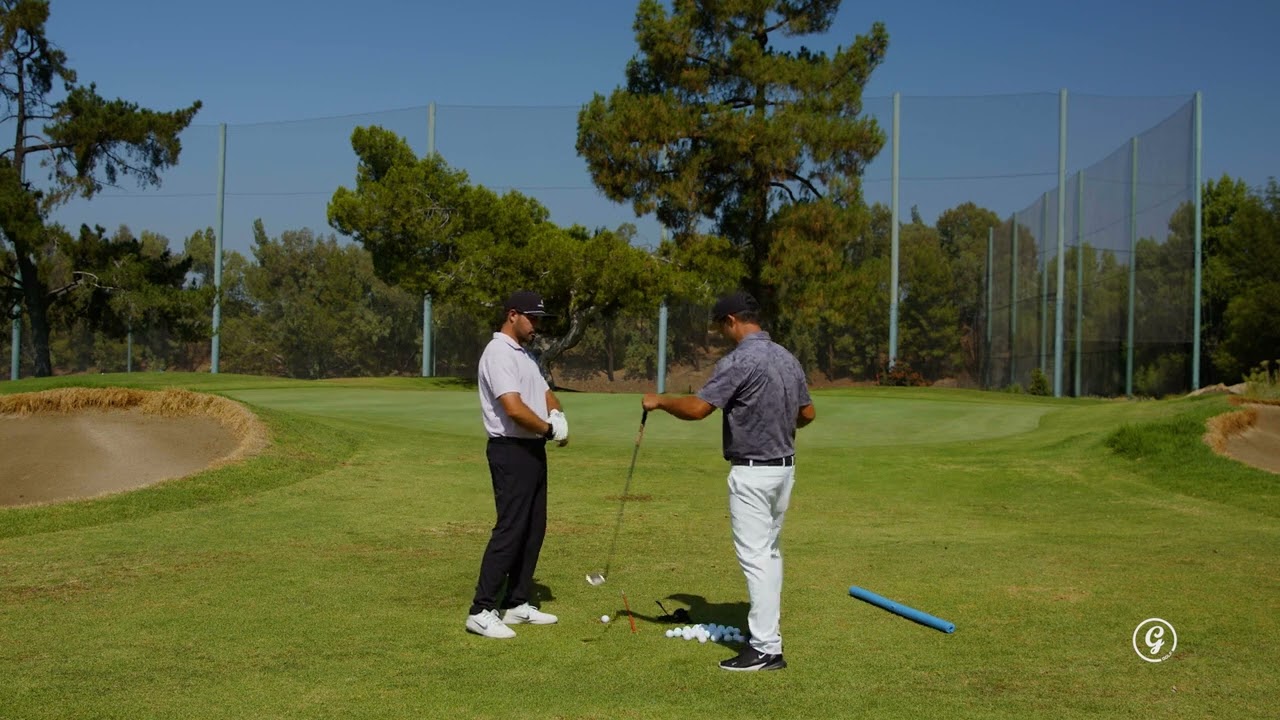 Leading Edge Back Line / GSnap Trail Hand Golf Drill - YouTube