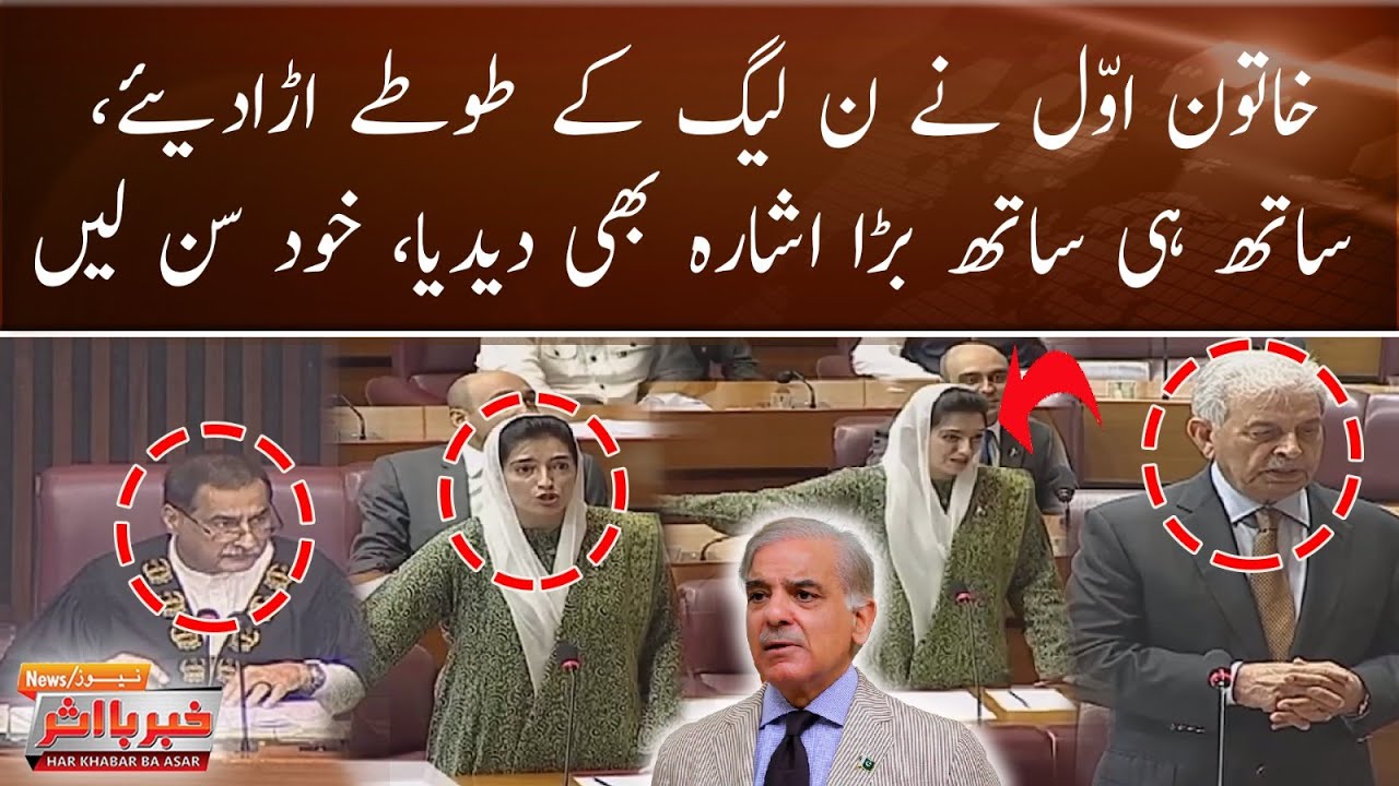 Aseefa Bhutto Zardari Bashed out at Govt | National Assembly Updates ...