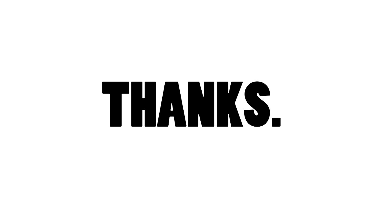 Thanks. [max active?] - YouTube