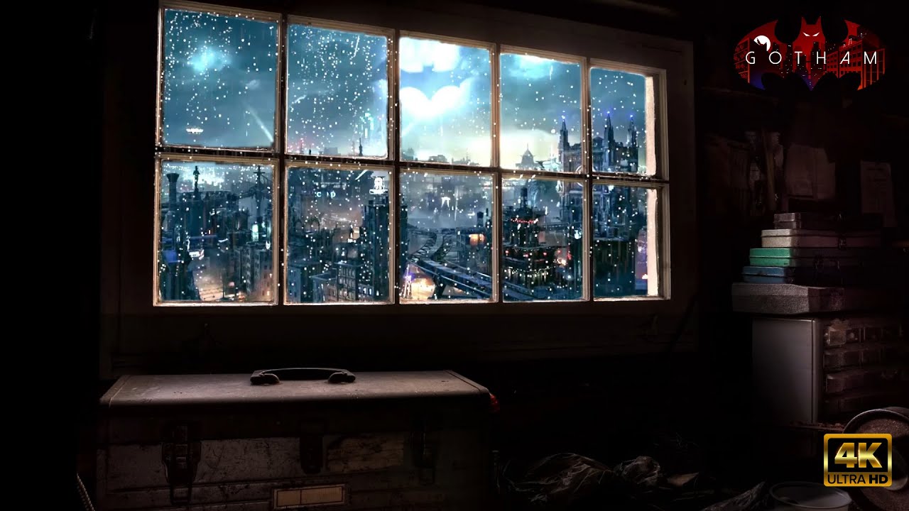 Spend a Dark Night at Gotham City | Heavy Rain & Distant Rolling ...