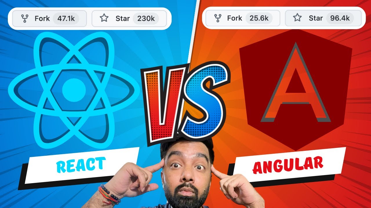 React vs Angular 2025 (Hindi) - YouTube