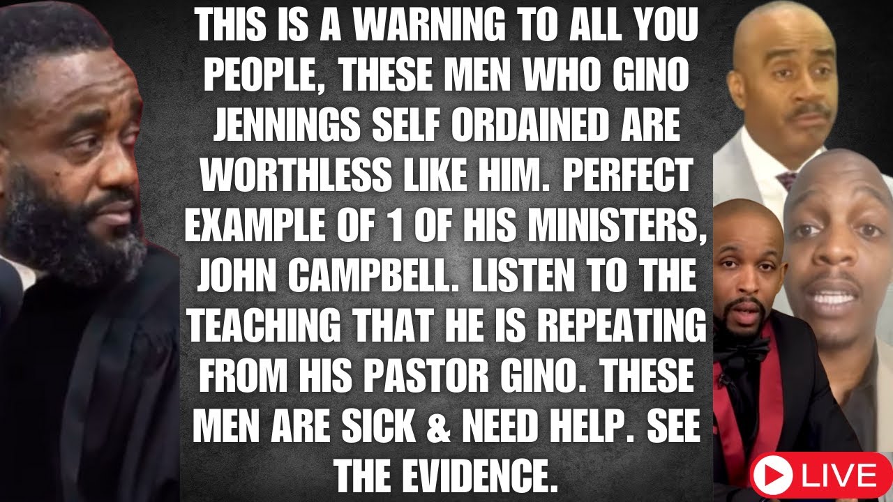 WATCH THESE CLIPS! C ROC SMOOTH & TONY HARVIN SAY THAT THEIR PASTOR ...