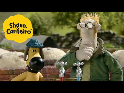 🐑Shaun, o Carneiro [Shaun the Sheep] Piscina Congelada 🐑 Hora Especial🐑| Cartoons Para Crianças