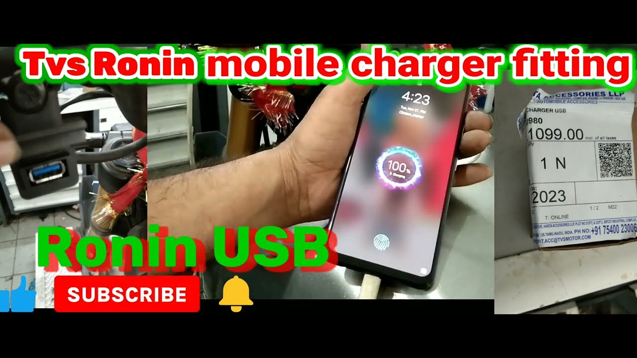 USB charger fitment for TVS Ronin|TVS Ronin USB Charger fitment|#USB # ...