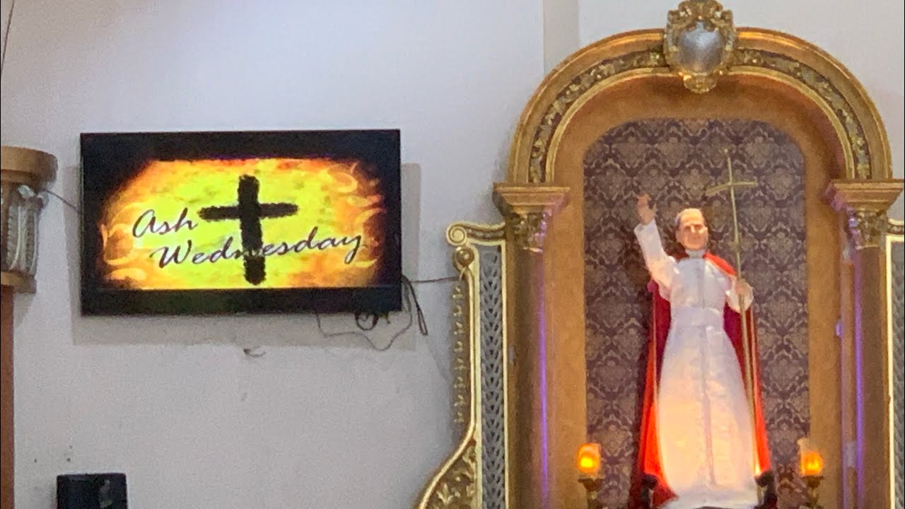 ASH WEDNESDAY|Divine Mercy Parish Church Biluso Silang Cavite - YouTube