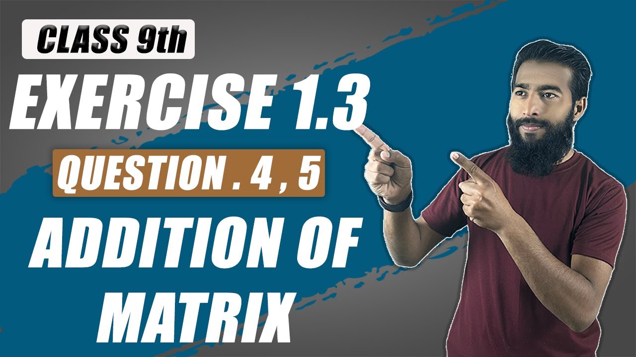 Exercise 1.3 Q 4 & 5 Class 9 | Chapter 1 class 9 | Ex 1.3 Class 9th Q 4 ...