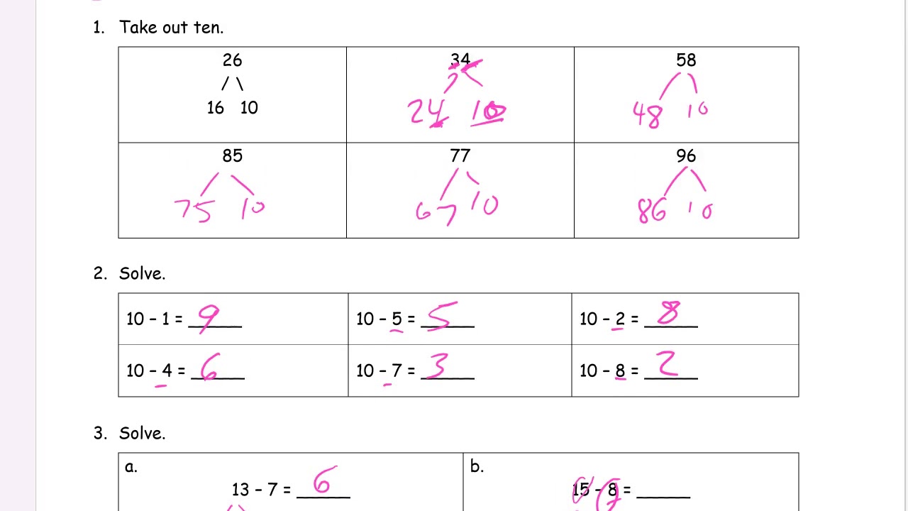 lesson 8 homework module 1 grade 2 - YouTube