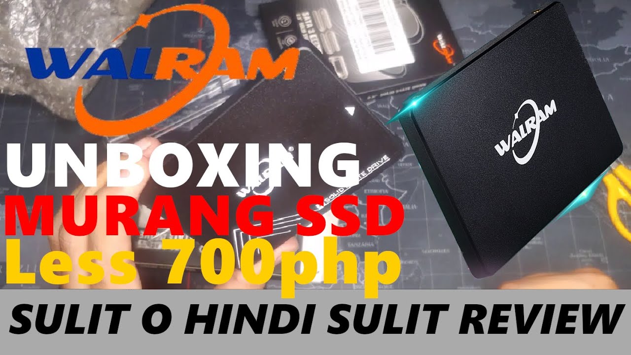 Murang SSD WALRAM 120GB - YouTube