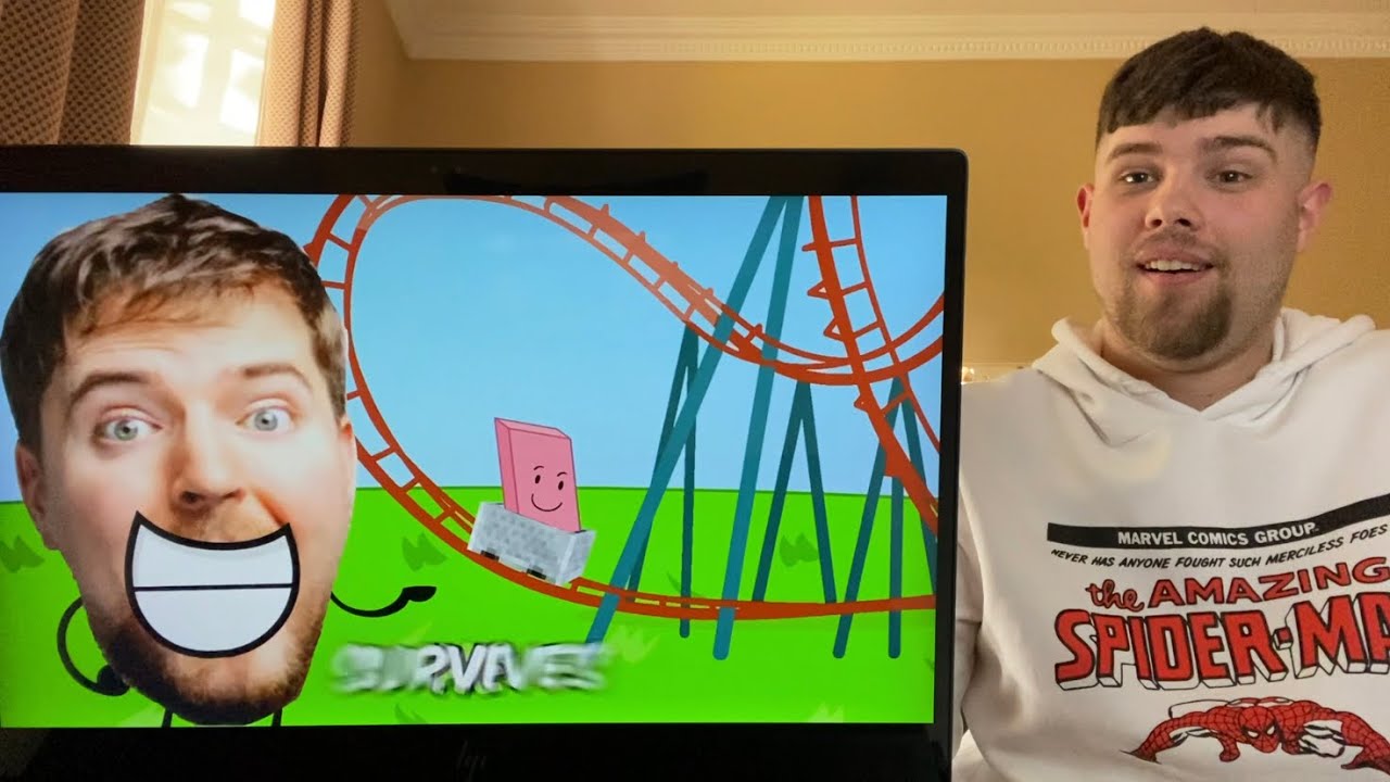 Guy who looks like Mr Beast reacts to If @MrBeast Made BFDI by ...