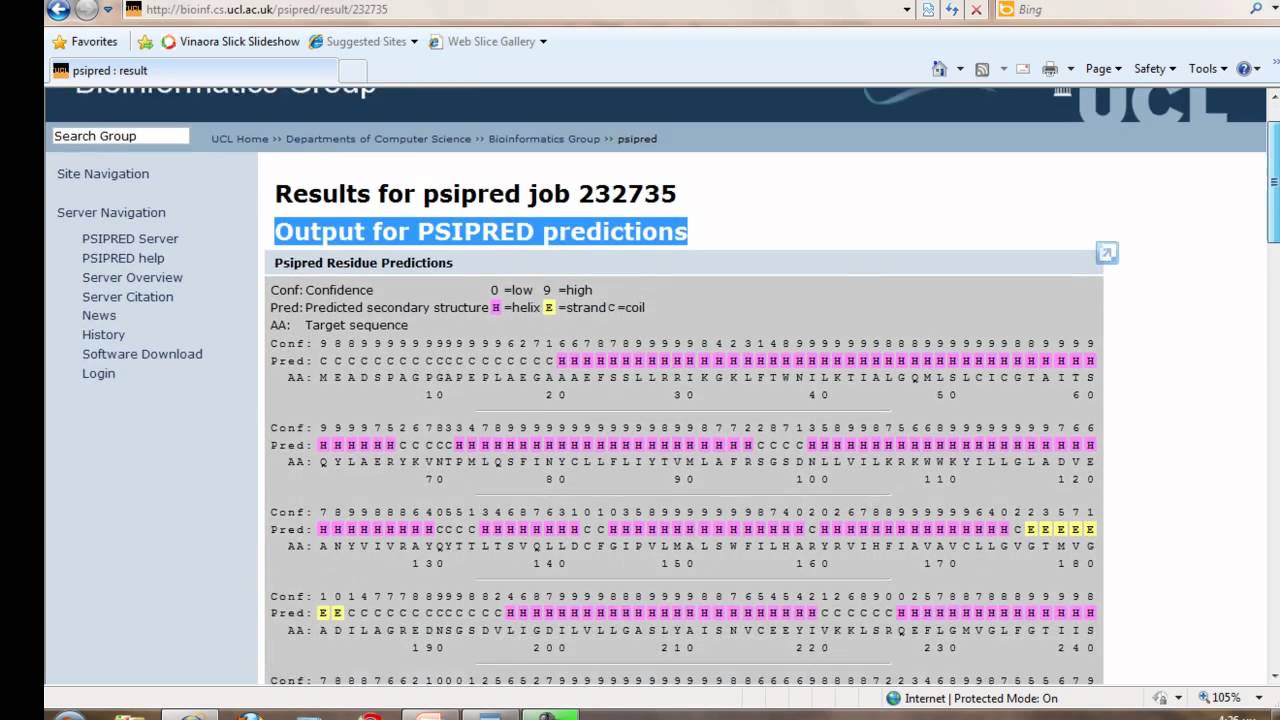 psipred video tutorial - YouTube