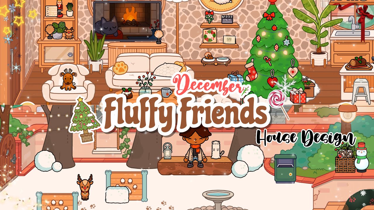 Toca Boca ️ Fluffly Friends House [House Design] Tocalifewolrd - YouTube