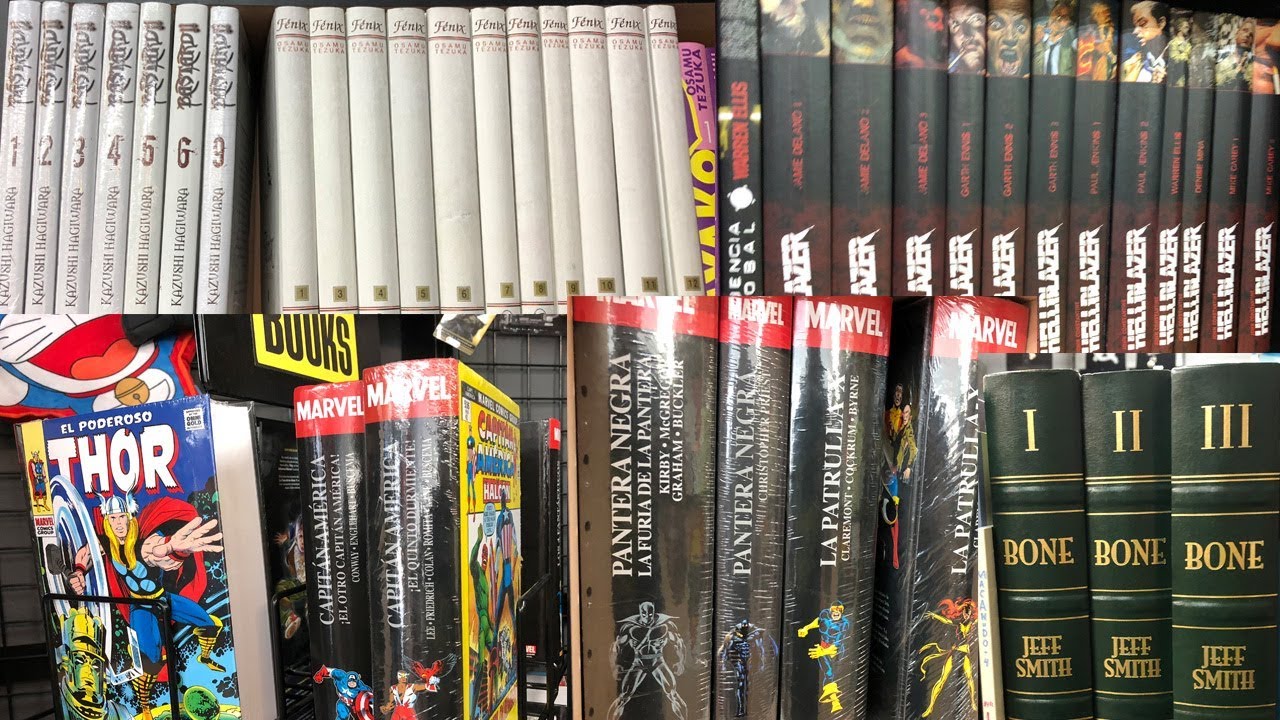 Spain and France comic shops walkthrough - YouTube