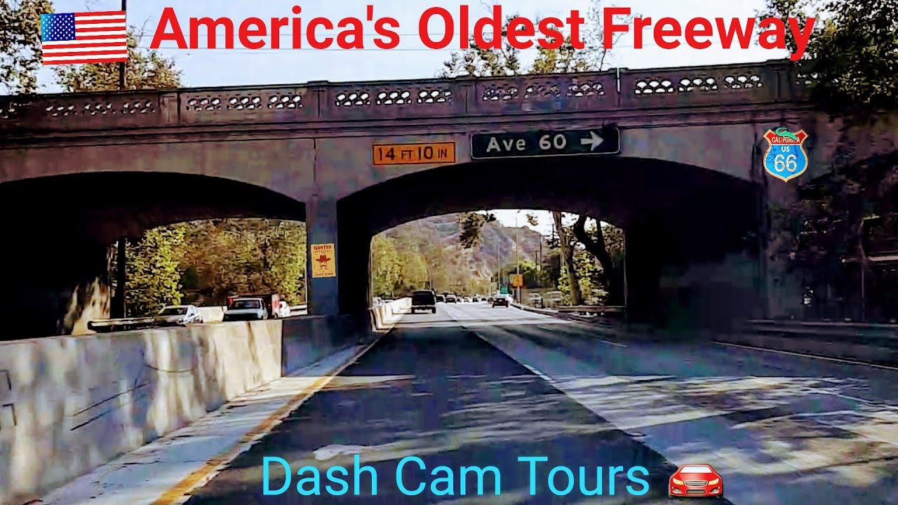Dash Cam Tours 🚘 Driving on America's Oldest Freeway - YouTube