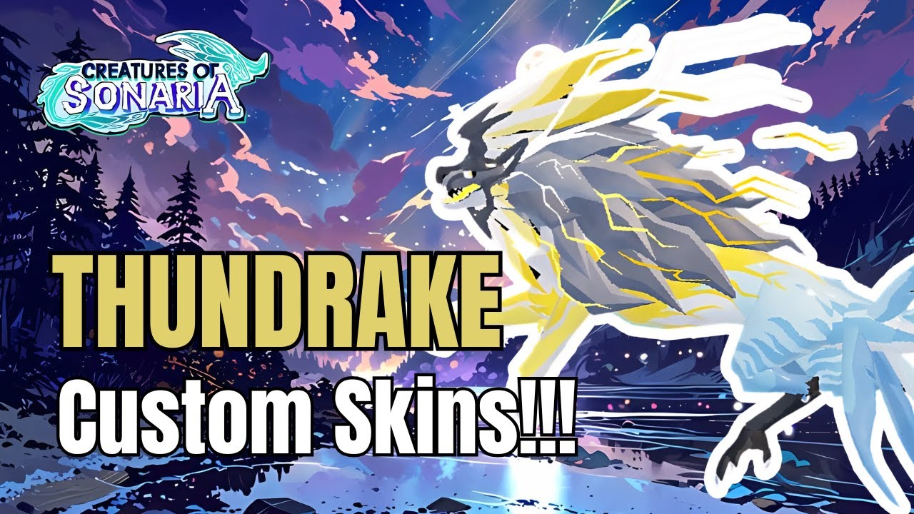 THUNDRAKE Skin Ideas! | Creatures of Sonaria - YouTube
