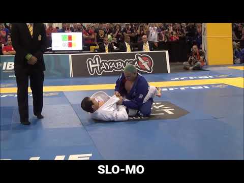 Closed Guard Arm Drag Flower Sweep - YouTube
