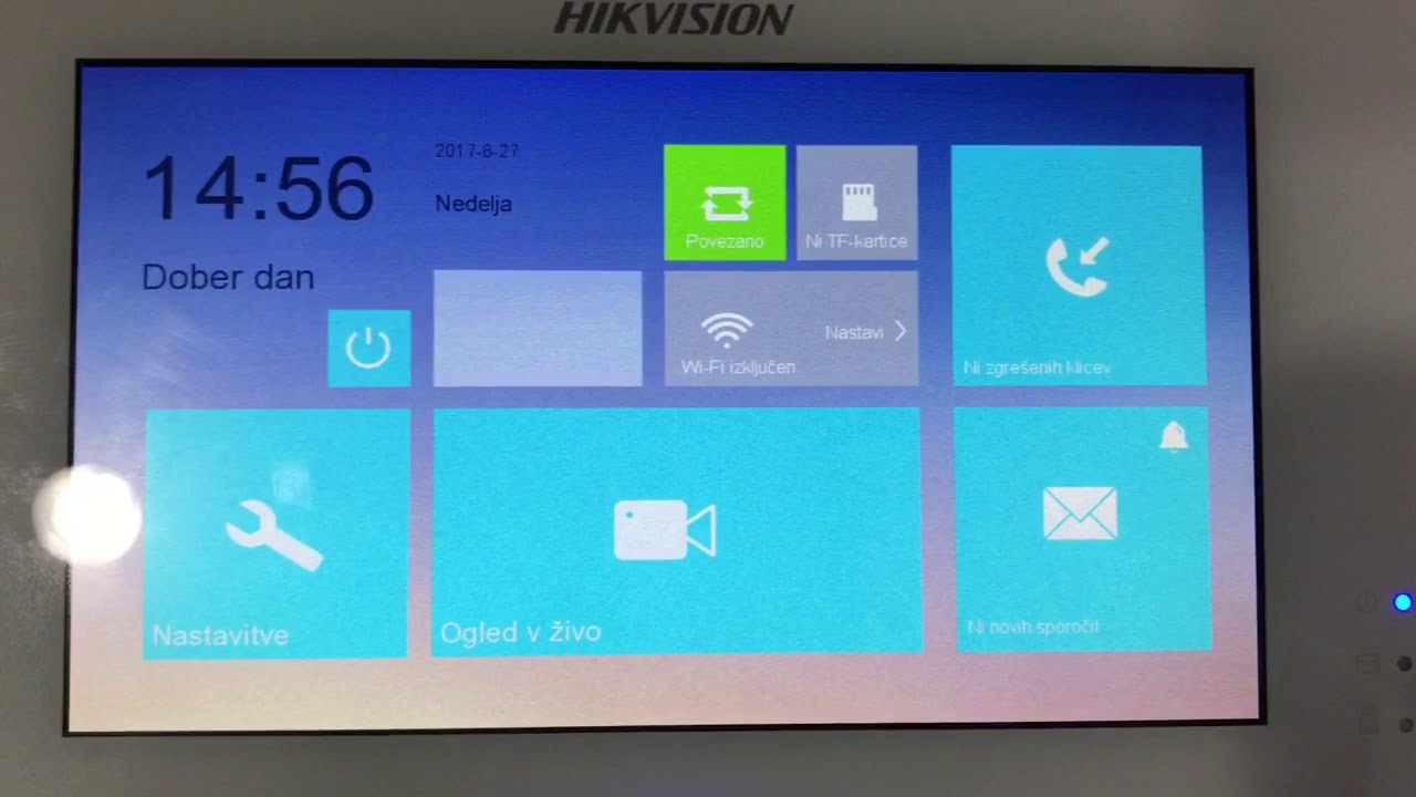 Hikvision video intercom has 25 languages to show. - YouTube