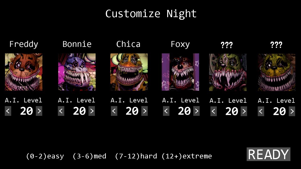 All Corrupted Animatronics Jumpscares! Updated 2024! (FNaF 1 Mods ...