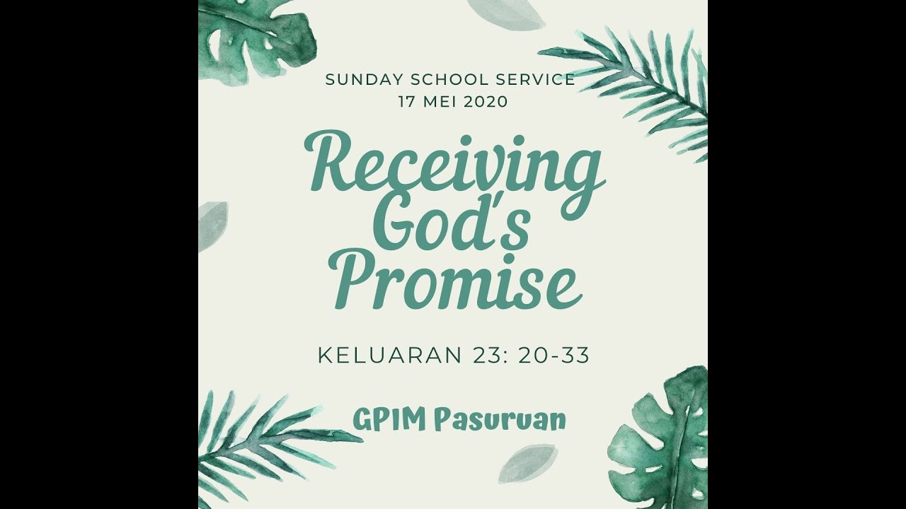 Sunday School Service 17 Mei 2020 (Worship & Praise) - YouTube