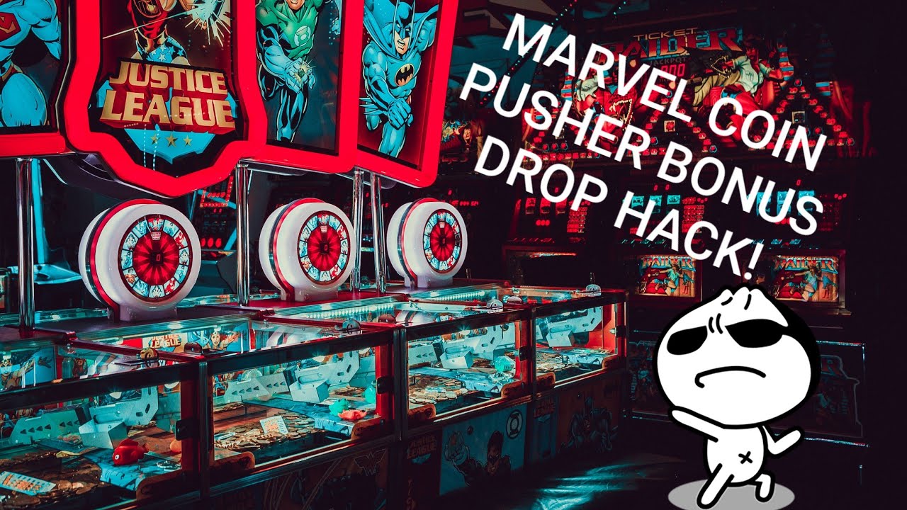 Marvel coin pusher bonus drop hack!! Part #1 - YouTube