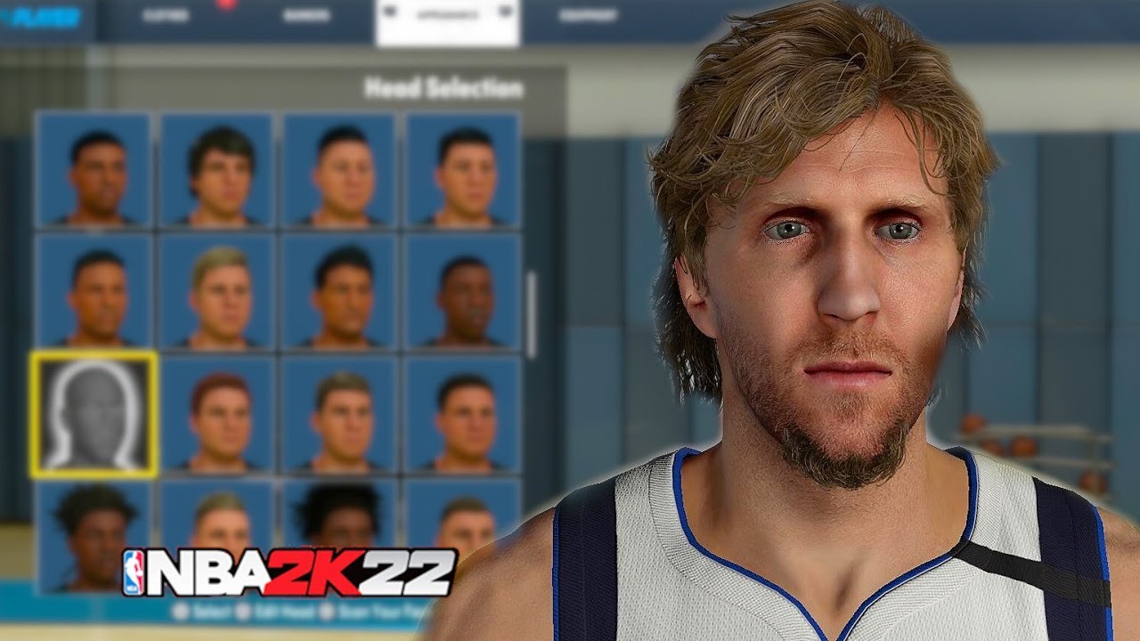 NBA 2K22 DIRK NOWITZKI FACE CREATION! MOST ACCURATE! - YouTube