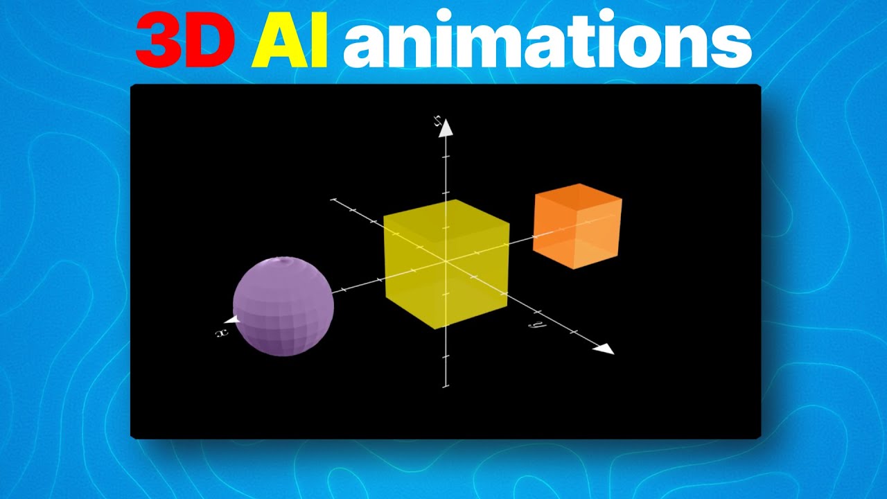 Create insanely good 3D and 2D animation using Al like 3Blue1brown - YouTube