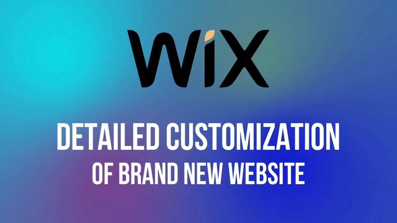 Setting Up Brand New Website on Wix- How to Setup wix Website - YouTube