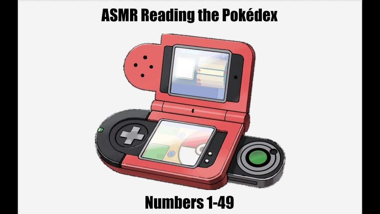 ASMR Reading the Pokedex (Numbers 1-49) - YouTube