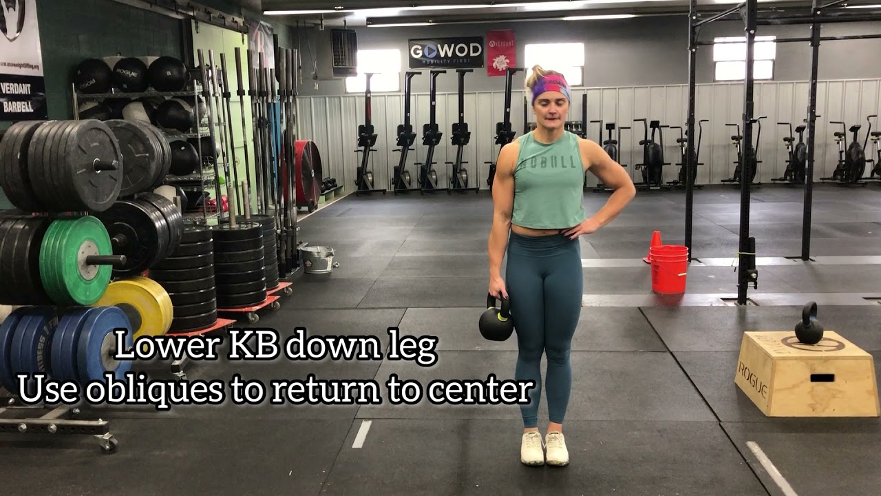 KB Side Crunches - YouTube