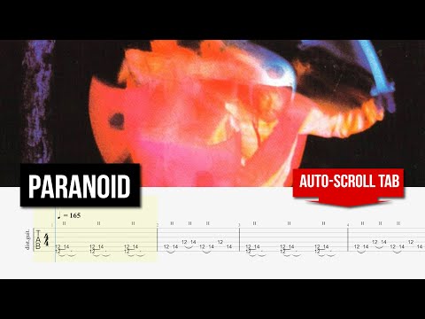 Black Sabbath - Paranoid - Original Recording Play Along Guitar Tab ...