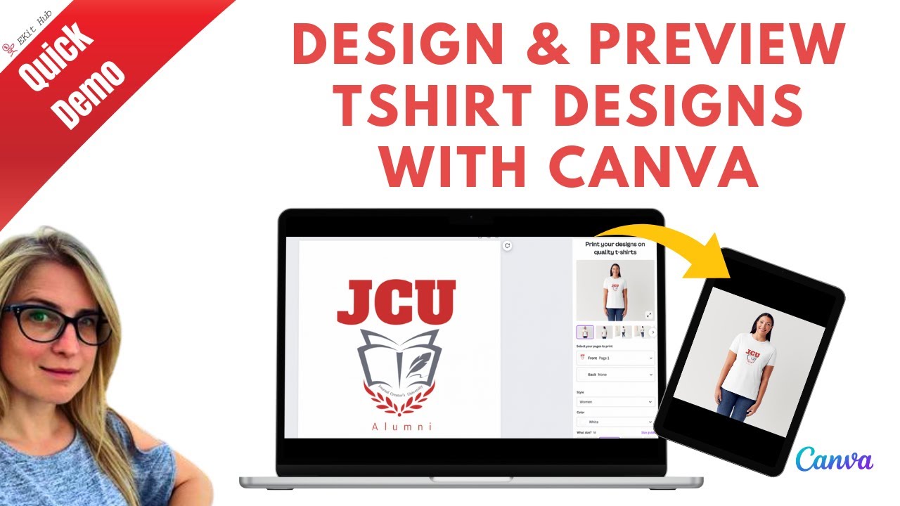 Canva T-Shirt Design - Design and Preview Your Design in Canva - YouTube