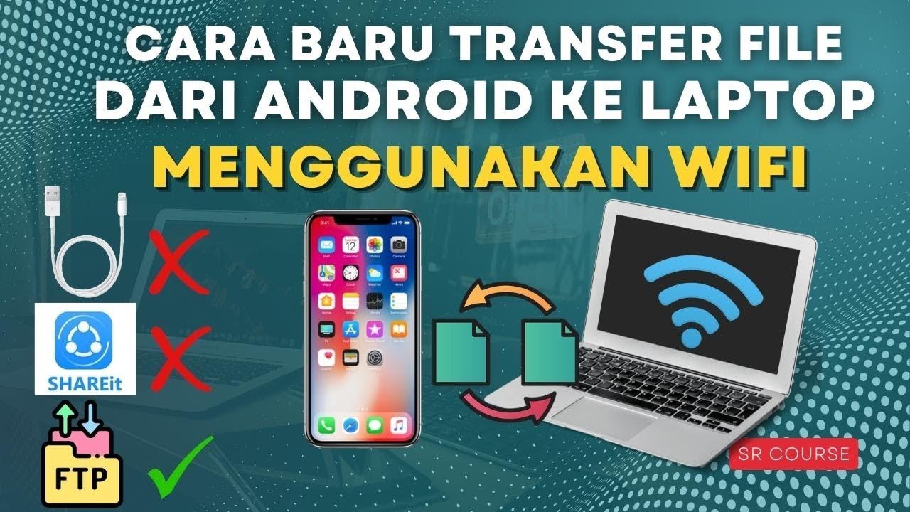 Tutorial berbagi sharing file hp ke pc menggunakan FTP Server - YouTube