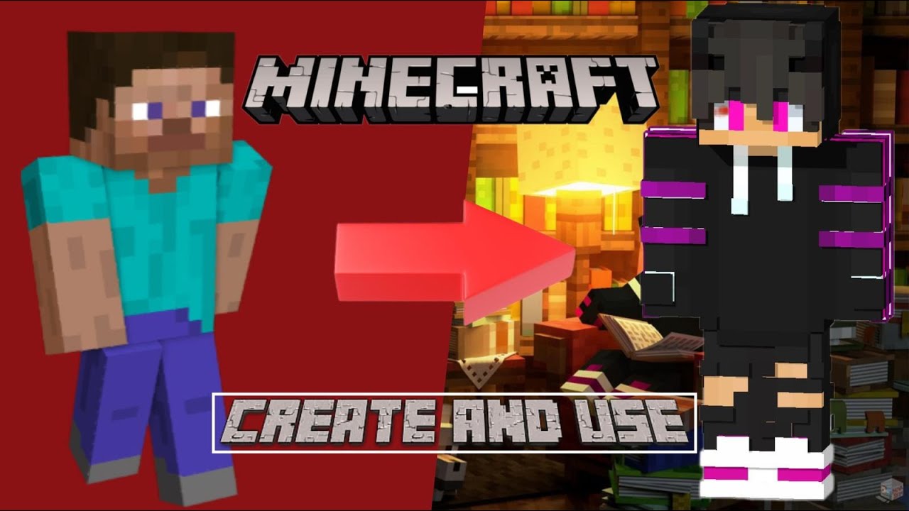 Eigener Minecraft Skin erstellen und Benutzen | Schnell, Einfach und ...