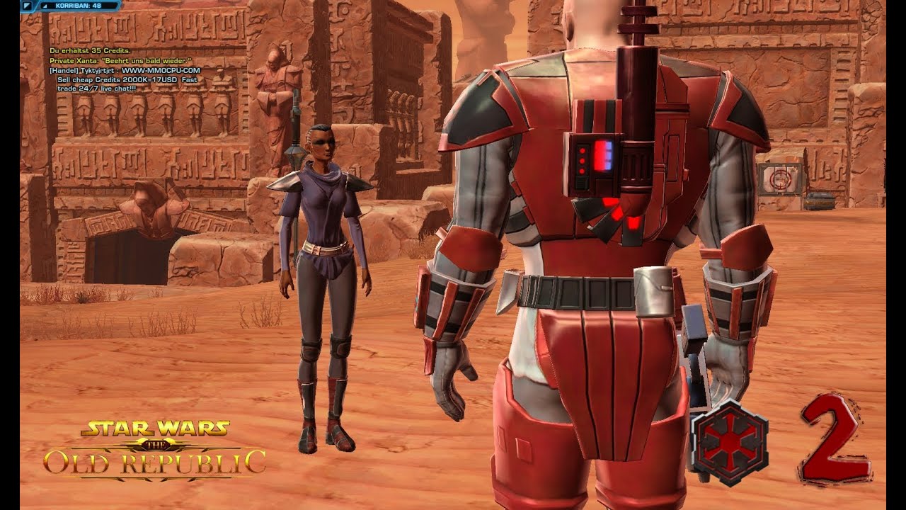 Let's Play SWTOR Sith Krieger 2 - Ajunta Palls Grab - YouTube